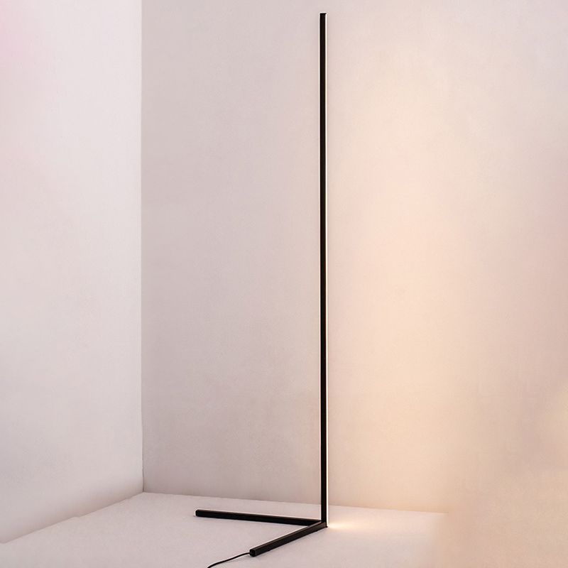 Corner LED strip Floor Lamp – Welcome Home Furniture Collections
